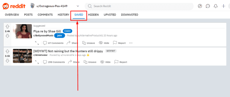 How to View Saved Posts on Reddit in 2024 [Step-By-Step Image Guide]